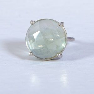 emily rose gems | Jewelry | Emily Rose Gems Green Amethyst Silver Ring ...